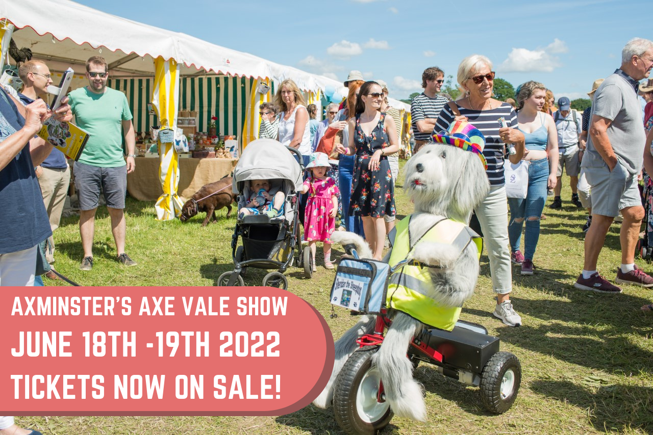 Axminster’s Axe Vale Show June 18th -19th 2022 - Tickets Now On Sale ...