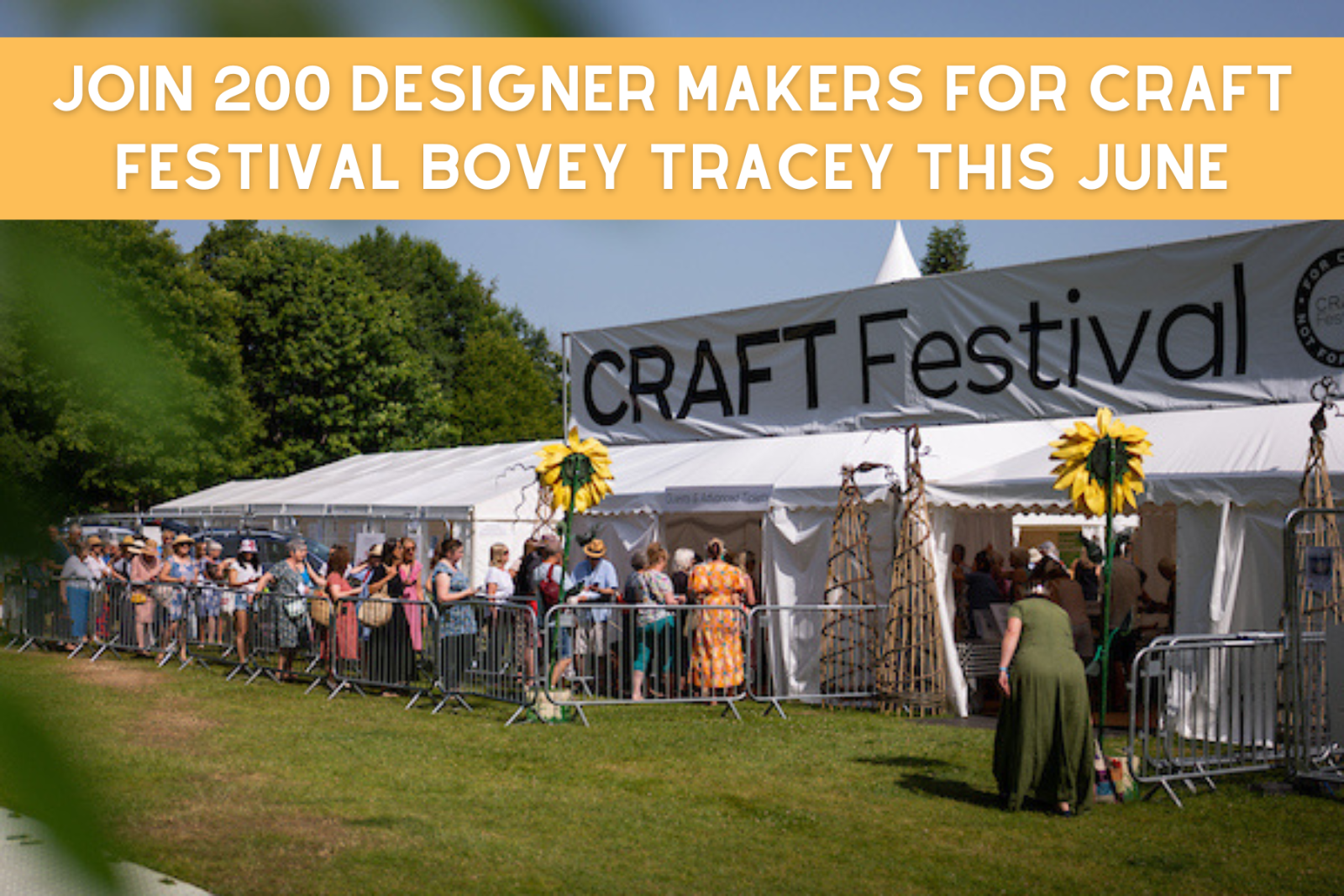 Join 200 designer makers for Craft Festival Bovey Tracey this June ...