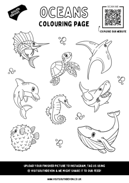 Colouring Sheets - Visit South Devon