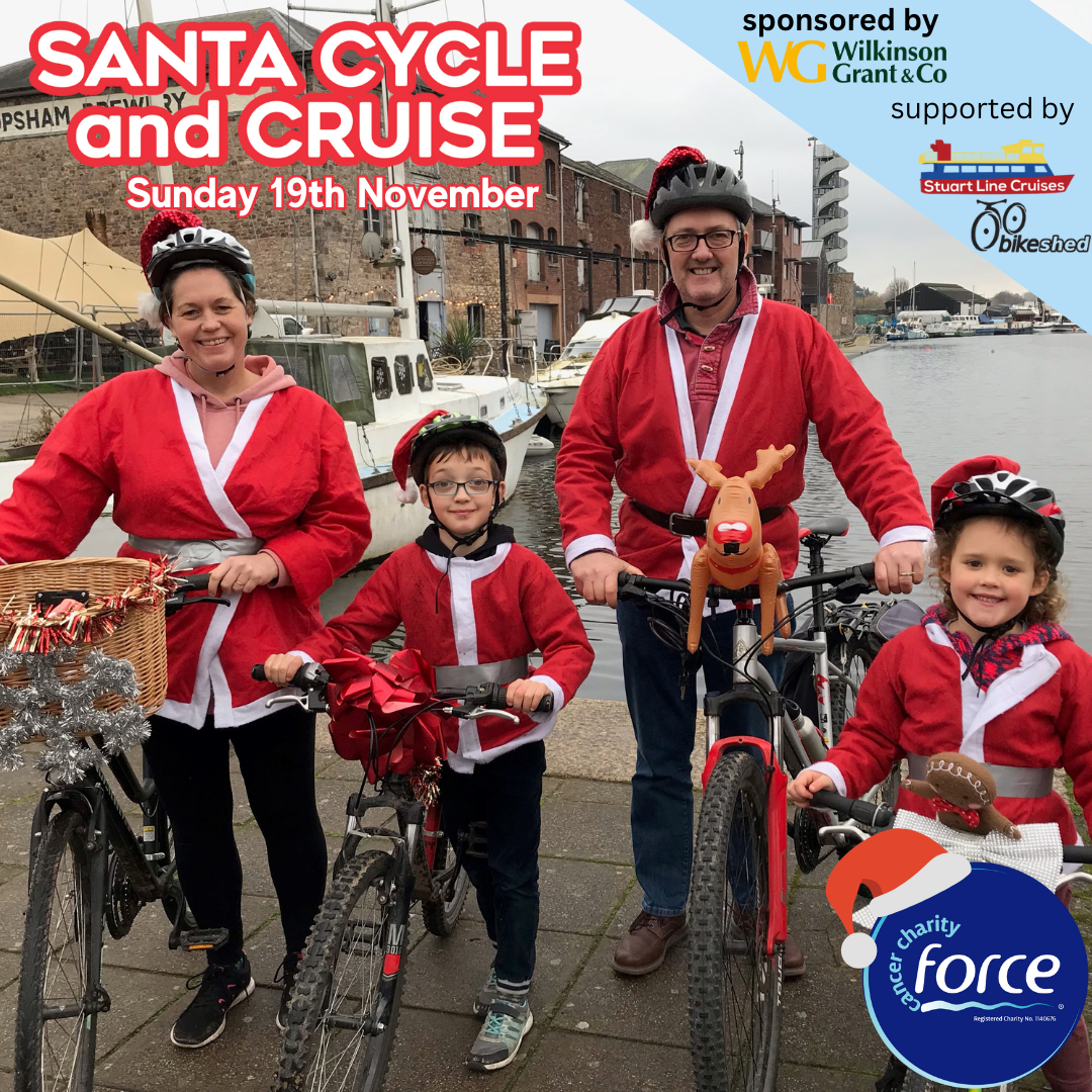 Sign up for the FORCE Santa Cycle and Cruise - Visit South Devon